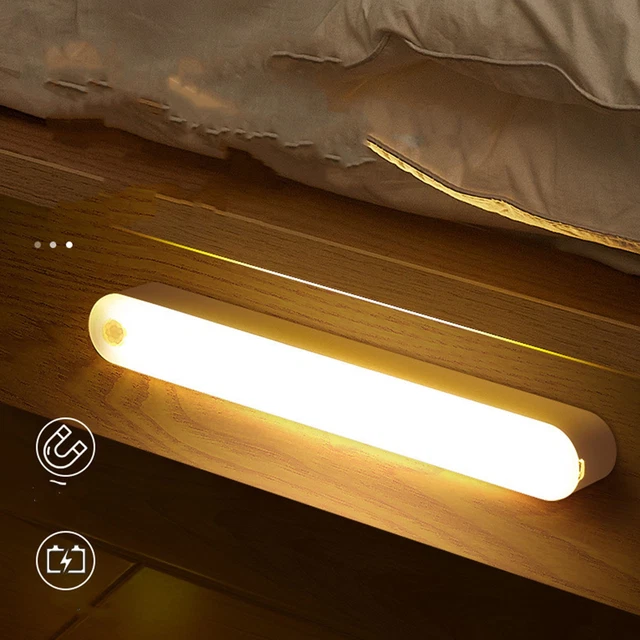 (WHITE LIGHT)SMART MOTION Sensor Light Eye Caring Charging Small ...