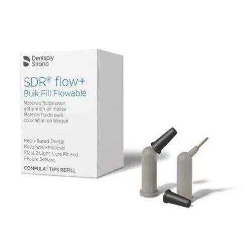 DENTSPLY SDR POSTERIOR Bulk Fill Flowable Base 15 Compula Tips ...