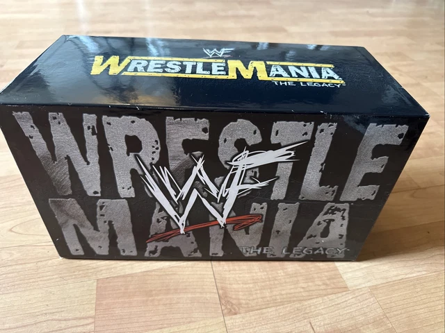 VINTAGE WWF WRESTLEMANIA - The Legacy VHS Box Set 14 Tapes RARE P16 £72 ...