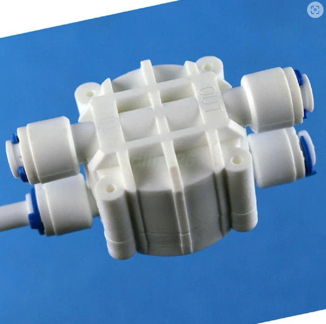 4-WAY AUTO SHUT Off Valve - 1/4 Port for Reverse Osmosis Filter System ...