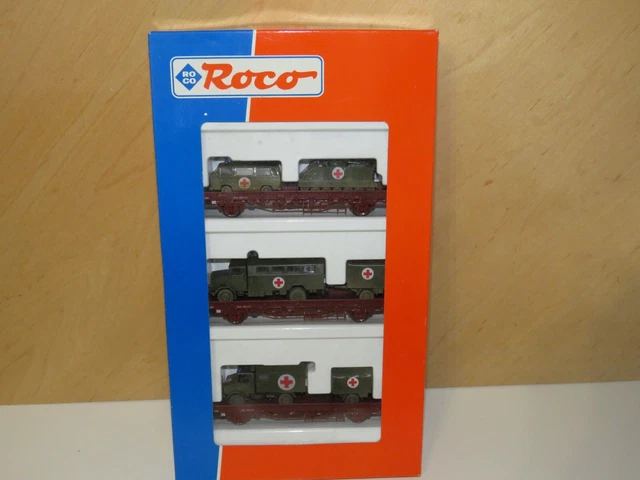 H0 ROCO MINITANKS 44024 Set Sanitätszug Neuwertig aus Sammlung OVP 7551 ...