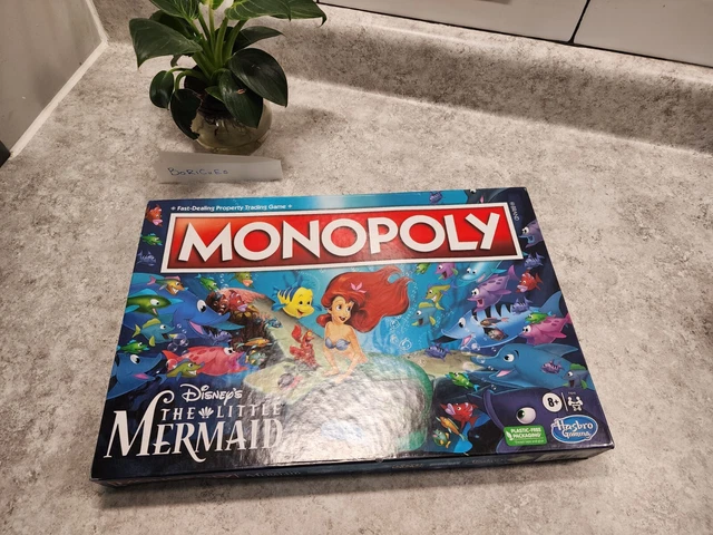 MONOPOLY: DISNEY'S THE Little Mermaid Edition Board Game Themed ...