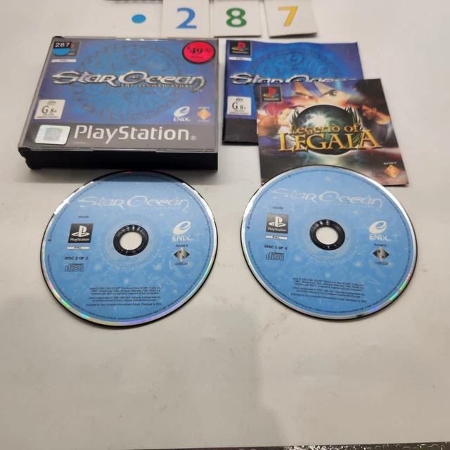 STAR OCEAN THE Second Story PS1 Playstation 1 Game + Manual PAL b287 ...