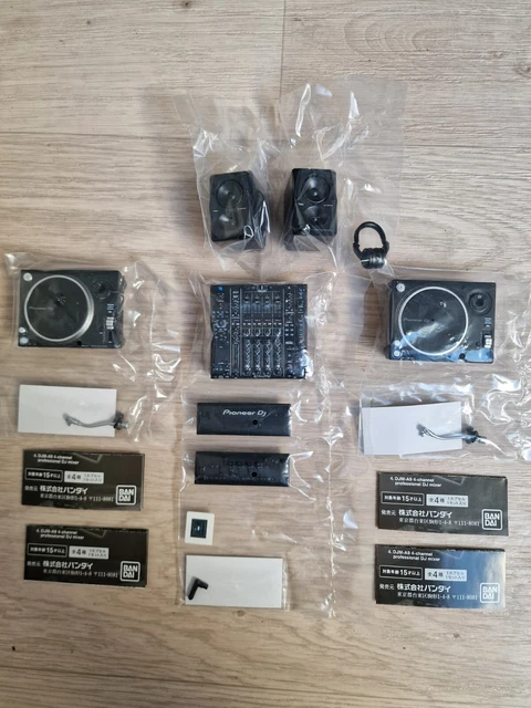 BANDAI PIONEER DJ Miniatur Artikel Set Neu (Kapsel Sammelspielzeug) EUR ...