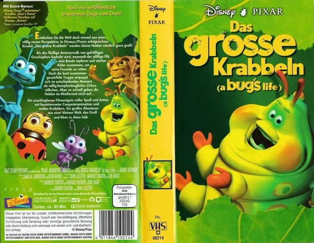 DAS GROSSE KRABBELN - Walt Disney - (1998) - (VHS Cassette) EUR 4,99 ...