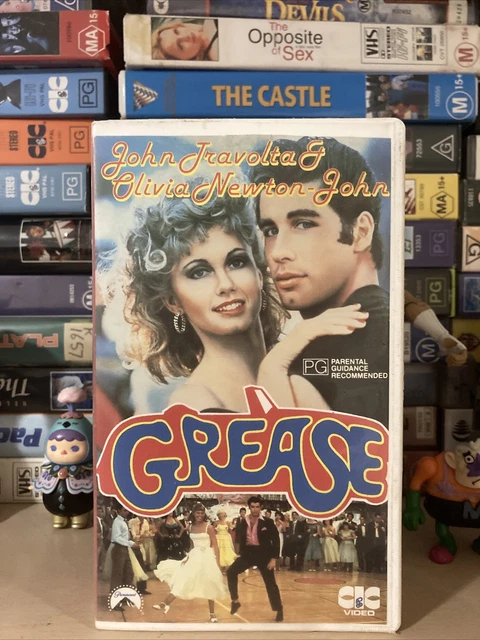 GREASE VHS VIDEO Tape | 1977 | Vintage Collectable | Classic Musical ...