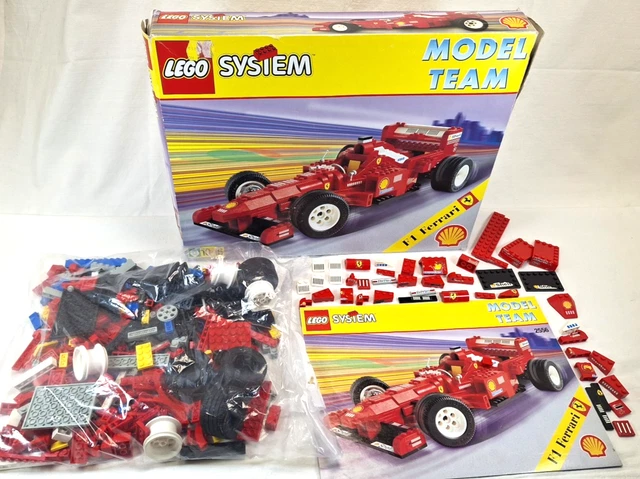 LEGO MODEL TEAM 2556 Ferrari Formel 1 Rennwagen komplett mit Anleitung ...