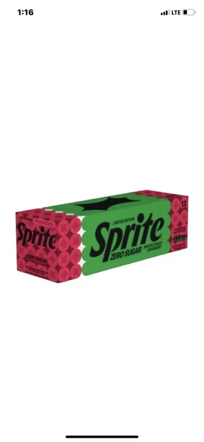 SPRITE WINTER SPICED Cranberry Zero Sugar LIMITED EDITION 12 Pack £36. ...