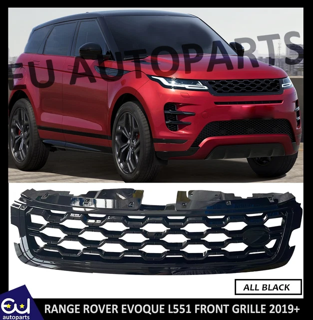 FOR RANGE ROVER Evoque 2019+ L551 Dynamic Gloss Black Front Grille ...