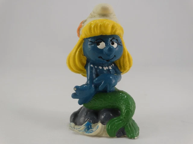 PUFFETTA SIRENA SIRENETTA Mermaid Puffi The Smurfs Les Schtroumpfs Peyo ...