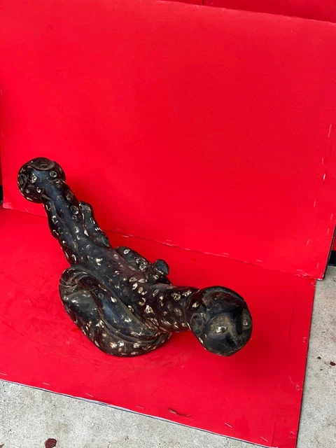 RARE VINTAGE EJAGHAM Janus Crest Headdress - Spotted Cross River Mask ...