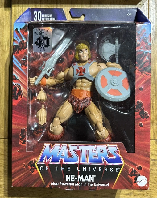 MATTEL MASTERS OF The Universe Masterverse He Man Figure 40th Anniversary New EUR 23,88 ...