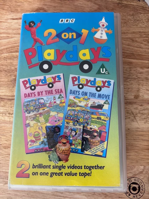 PLAYDAYS 2 0N 1 BY THE SEA - DAYS ON THE MOVE VHS VIDEO £31.91 ...