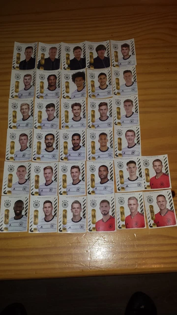 FERRERO FUSSBALL EM 2020 Teamsticker Komplett alle 32 Sticker EUR 7,99 ...