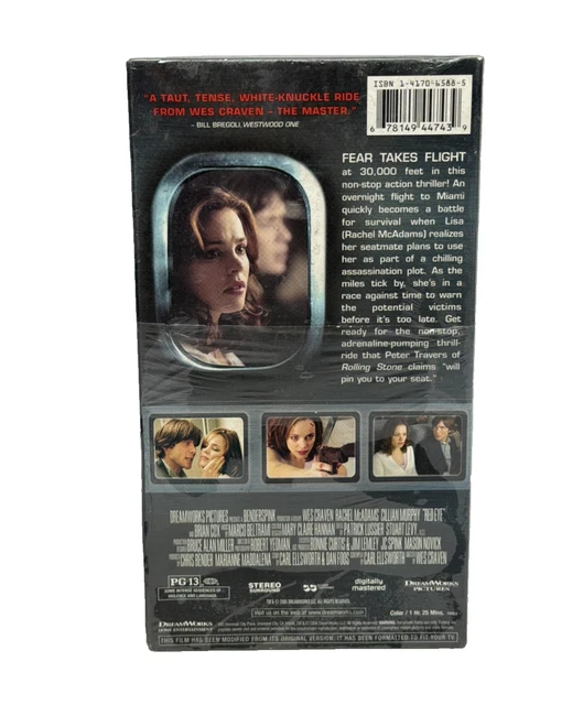 RED EYE 2006 VHS NEW Rachel McAdams Cillian Murphy Horror Thriller £21. ...