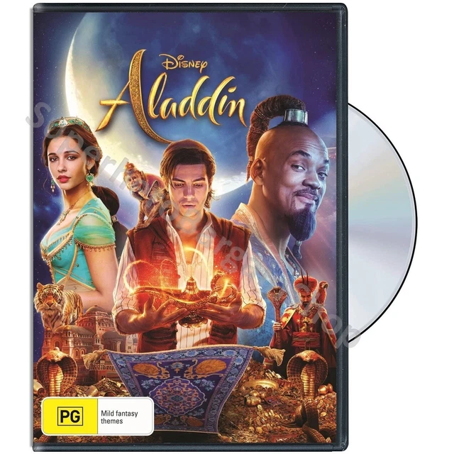 ALADDIN (DVD, 2019) PAL Region 4 (Live Action) Will Smith, Naomi Scott ...