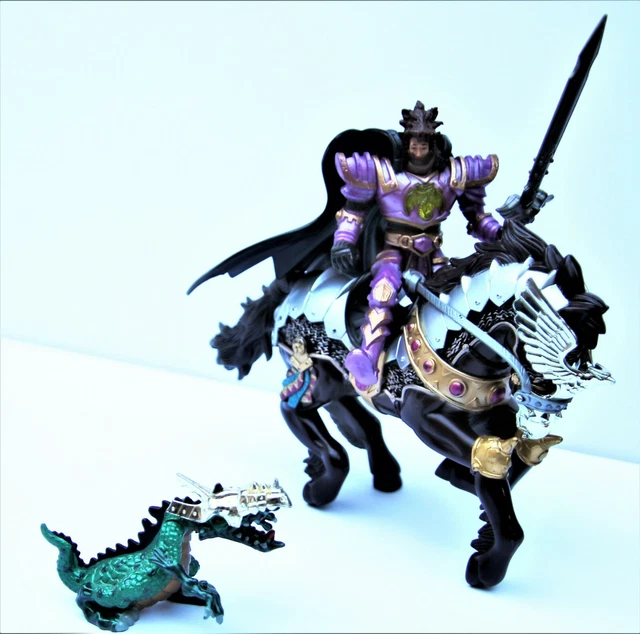 CHAP MEI MEDIEVAL Knight Lights-up Power & Horse Weapon Complete Deluxe ...