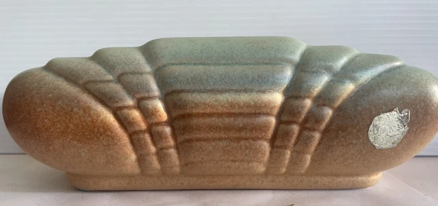 1950S VINTAGE AUSTRALIAN Pottery : Diana Ware Art Deco Trough Vase 6 ...