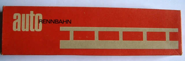 DDR AUTORENNBAHN OSTALGIE Prefo Leitplanken mit Originalverpackung 8 ...