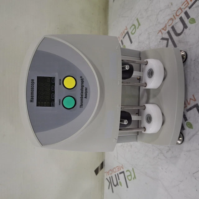 HAEMONETICS HAEMOSCOPE THROMBELASTOGRAPH Model 5000 Hemostasis Analyzer ...