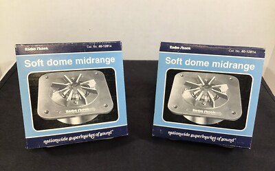 VINTAGE RADIO SHACK Realistic Soft Dome Midrange Speaker 40 1281 New ...