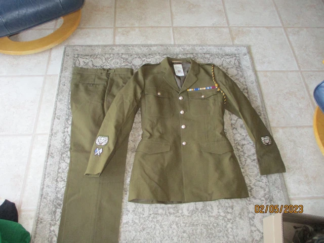 BRITISH ARMY NO. 2 Dress Uniform 1980 Pattern Jacket Trousers,Golden ...