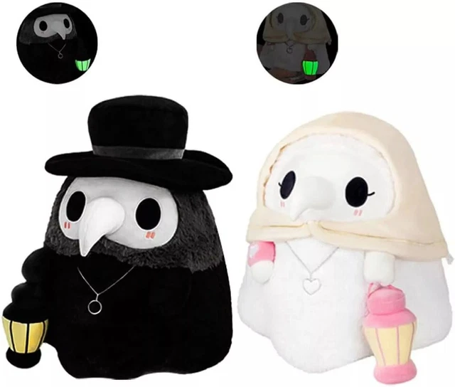 PLAGUE DOCTOR PLUSH Toy Spook Cute Stuffed Plushie Pillow Doll Soft ...