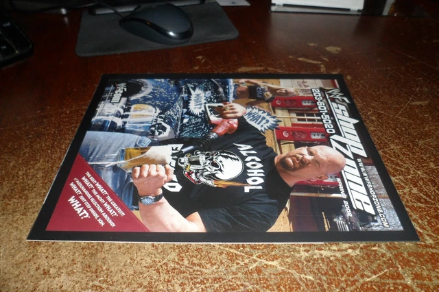 WWF WWE WRESTLING magazine shopzone complete stone cold steve austin ...