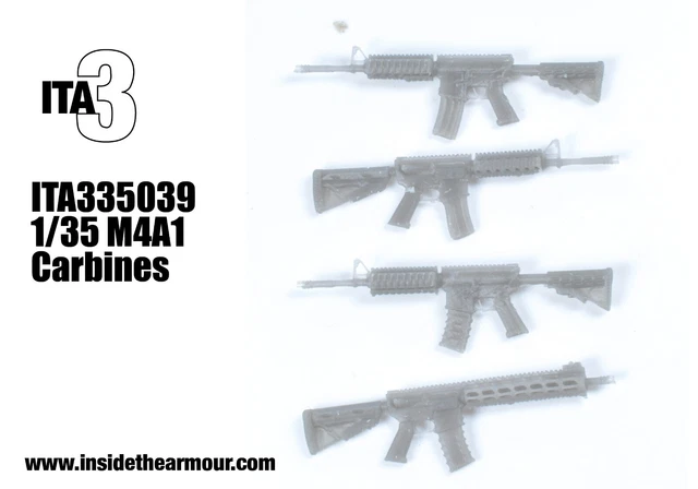 1/35 ITA3 3D Printed M4A1 Carbines £10.00 - PicClick UK