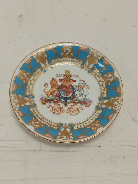 THE ROYAL COLLECTION Plate The Golden Jubilee Queen Elizabeth 11 2002 ...
