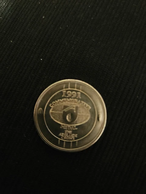 ADELAIDE CROWS PROMOTIONAL Coin The Advertiser 1991 Commemorative Medal ...