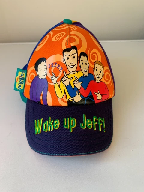 THE WIGGLES HAT Cap Wake Up Jeff! Kids Neck Cover Sunbuster Legionnaire ...