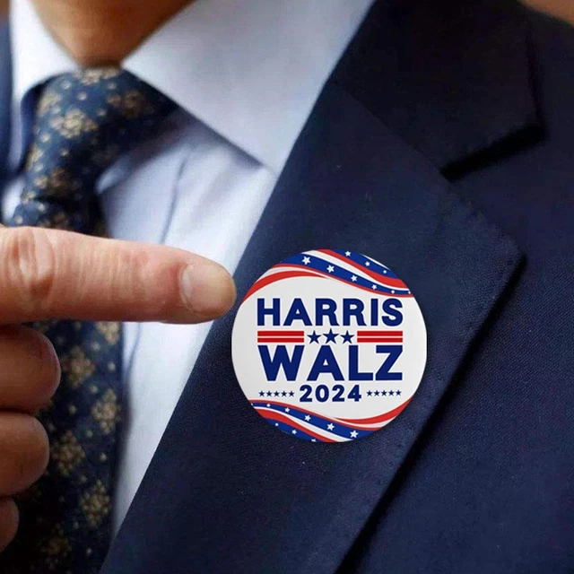 KAMALA HARRIS WALTZ But ton Pins Kamala Harris Tim President-1/10/20Pcs ...