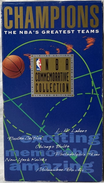 NBA COMMEMORATIVE COLLECTION Limited Edition Collection: Champions VHS ...