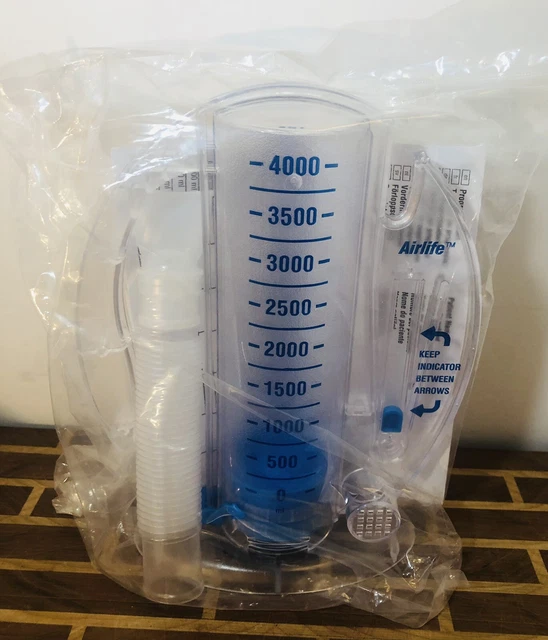 AIRLIFE VOLUMETRIC INCENTIVE Spirometer 4000 ml Vyaire $5.95 - PicClick