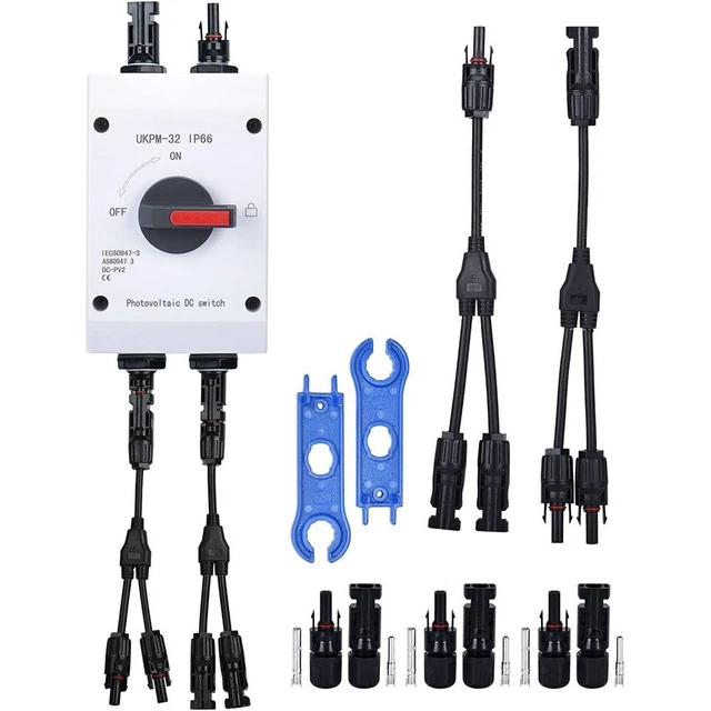 PV DISCONNECT-BOX DC 1200V Circuit Breaker 32A Solar Isolator Switch IP66 £77.32 - PicClick UK