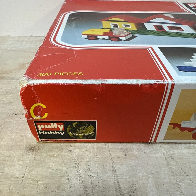 VINTAGE POLLY HOBBY Basic Building set 1976 Made In west Germany boxed ...