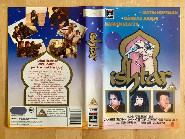 VHS : ISHTAR - RCA/Columbia - Big Box - Ex Rental £31.92 - PicClick UK