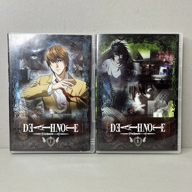 DEATHNOTE COLLECTION VOL 1-2 Death Note Series DVD Set Madman Anime ...