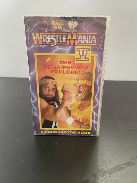 WWF WRESTLEMANIA IV 4 VHS Video - TESTED! - Hogan Andre - WWE WCW ...