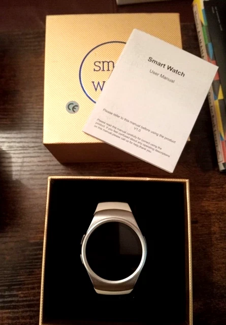 RARE SMARTWATCH WITH SIMcard, white, boxed £17.00 - PicClick UK