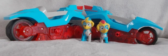 RARO SPIN MASTER PAW Patrol Mighty Twins Pups Ella & Tuck & Power Split ...