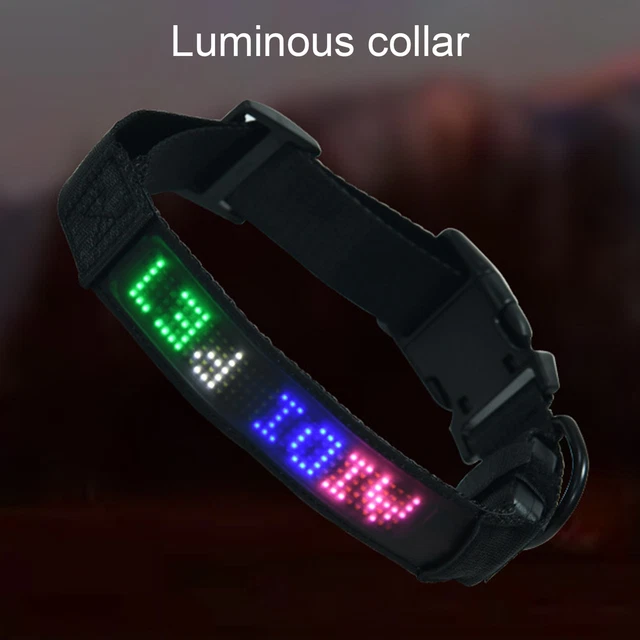 KITTEN COLLAR ELECTRIC Anti-lock Dog Diy Id Tag Collar Decorative $30. ...