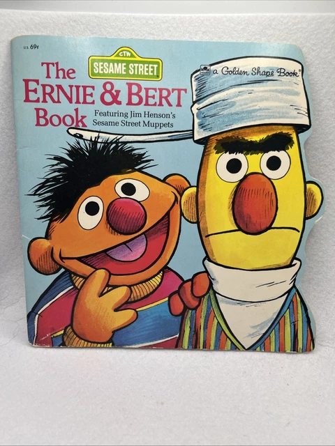THE ERNIE & Bert Book Sesame Street A Golden Shape Book by Joe Mathieu ...