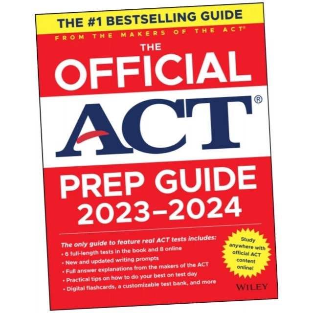 THE OFFICIAL ACT Prep Guide 2023-2024, (Book Onl ine Course) - ACT ...
