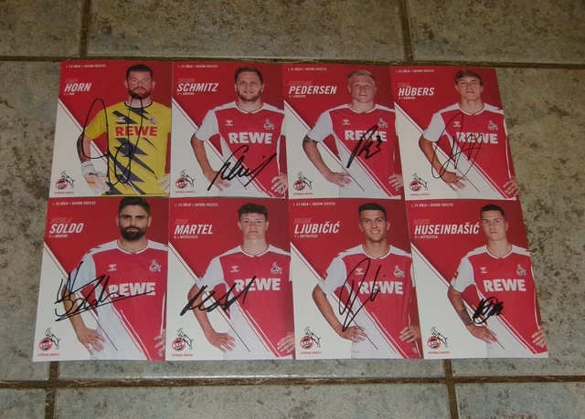 39 AUTOGRAMMKARTEN 2022/23 1.FC KÖLN 22/23 NEU 2022/2023 ...