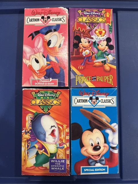 WALT DISNEY VHS Lot Cartoon Classics + Mini Classics 4 VHS £12.48 ...