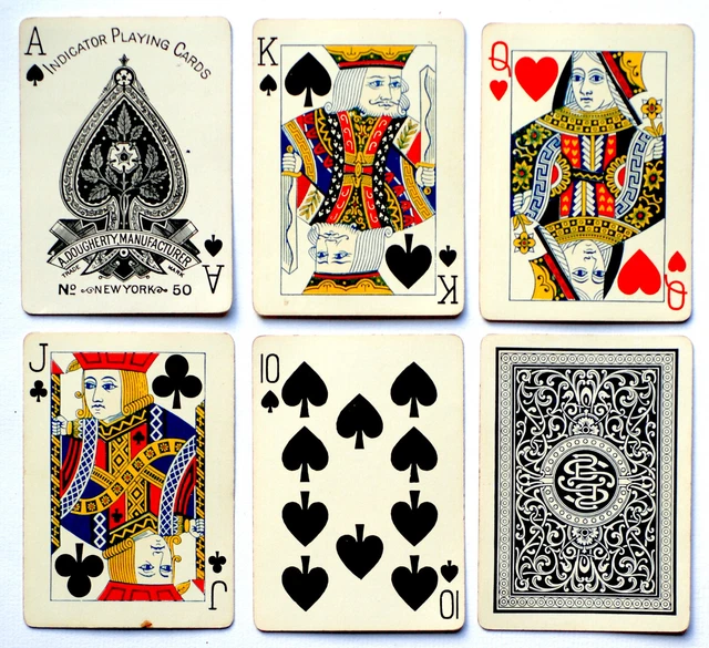 1896 ' INDICATOR No.50' p/cards. A.DOUGHERTY, NEW YORK. £27.50 ...