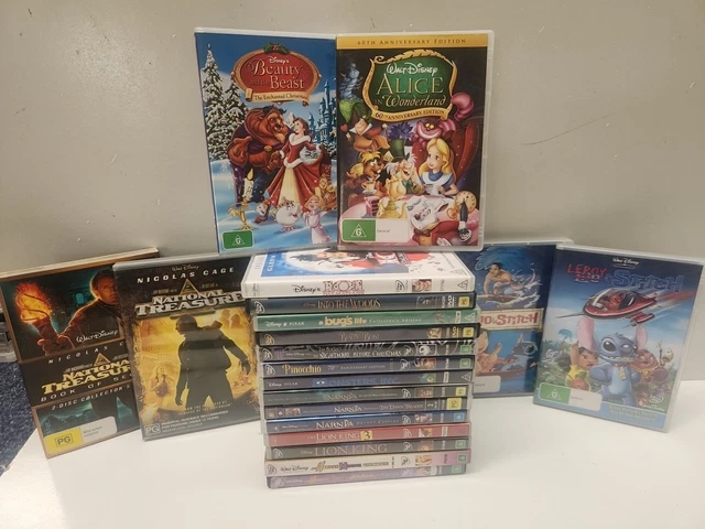 WALT DISNEY MOVIES Bundle Bulk Lot 23 DVDs -PRE OWNED- #856 $62.99 ...
