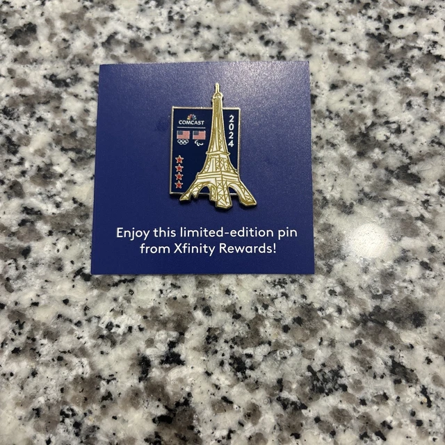 Comcast Xfinity Rewards 2024 Paris Olympics Lapel Pin New £13 74